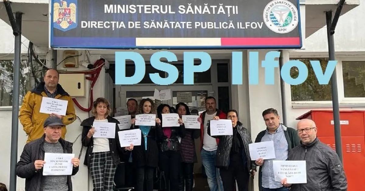 Proteste în Sănătate. Angajații DSP amenință cu greva generală, medicii ...