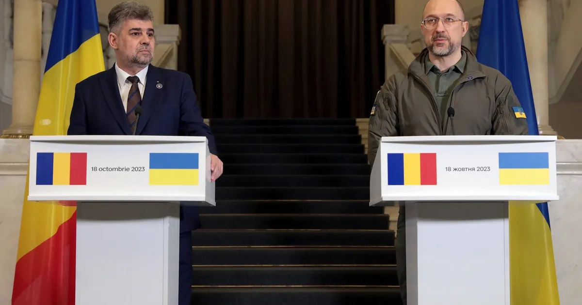 Ciolacu: Prim-ministrul Ucrainei a fost de acord că pe teritoriul ...