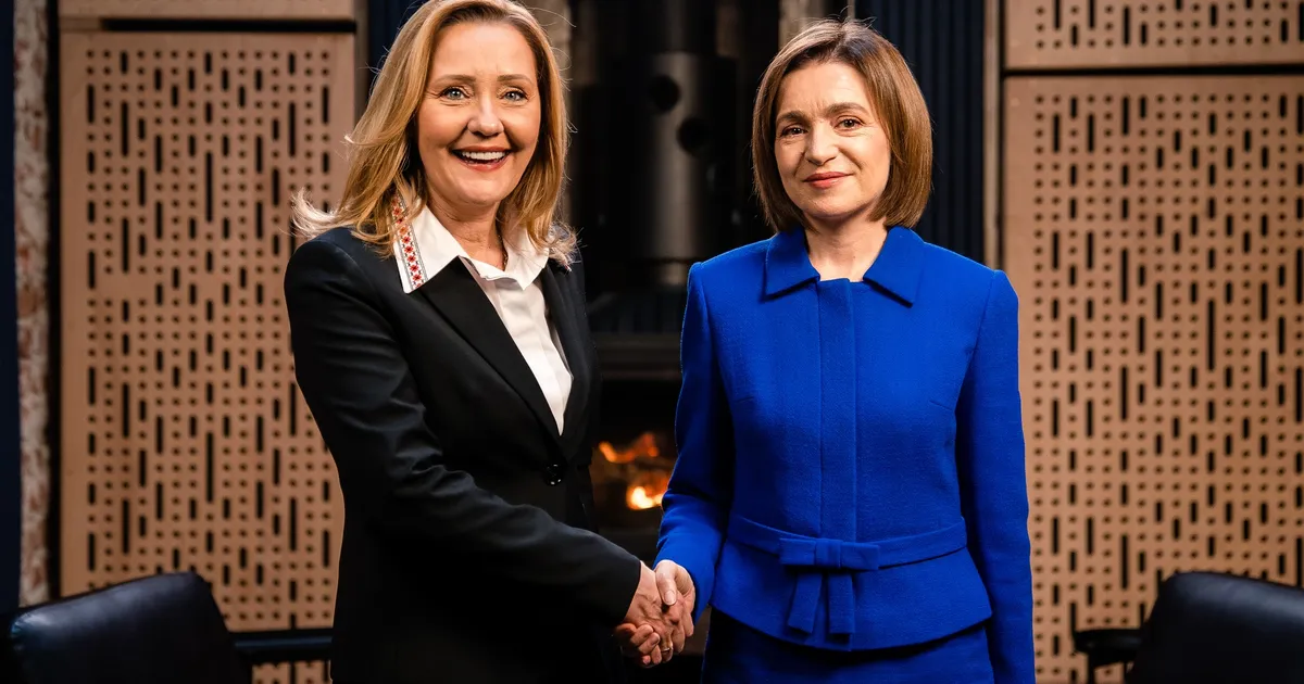 VIDEO Maia Sandu la București: ”Viitorul nostru pașnic și prosper e cu ...