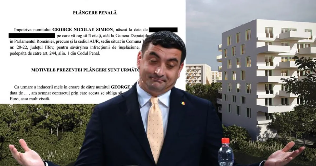 Casele lui Simion de 35.000€, o înșelăciune. Model de plângere penală ...