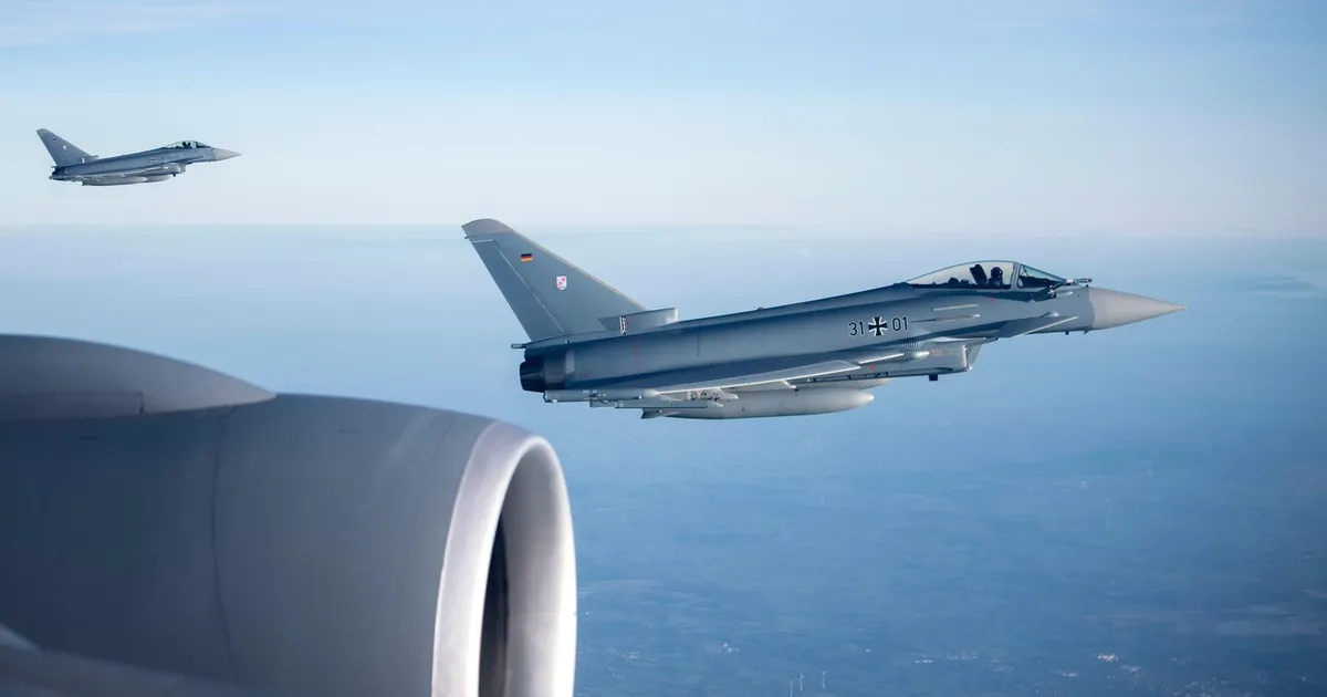 Pericol în Europa. Avion militar rusesc, interceptat lângă Germania ...
