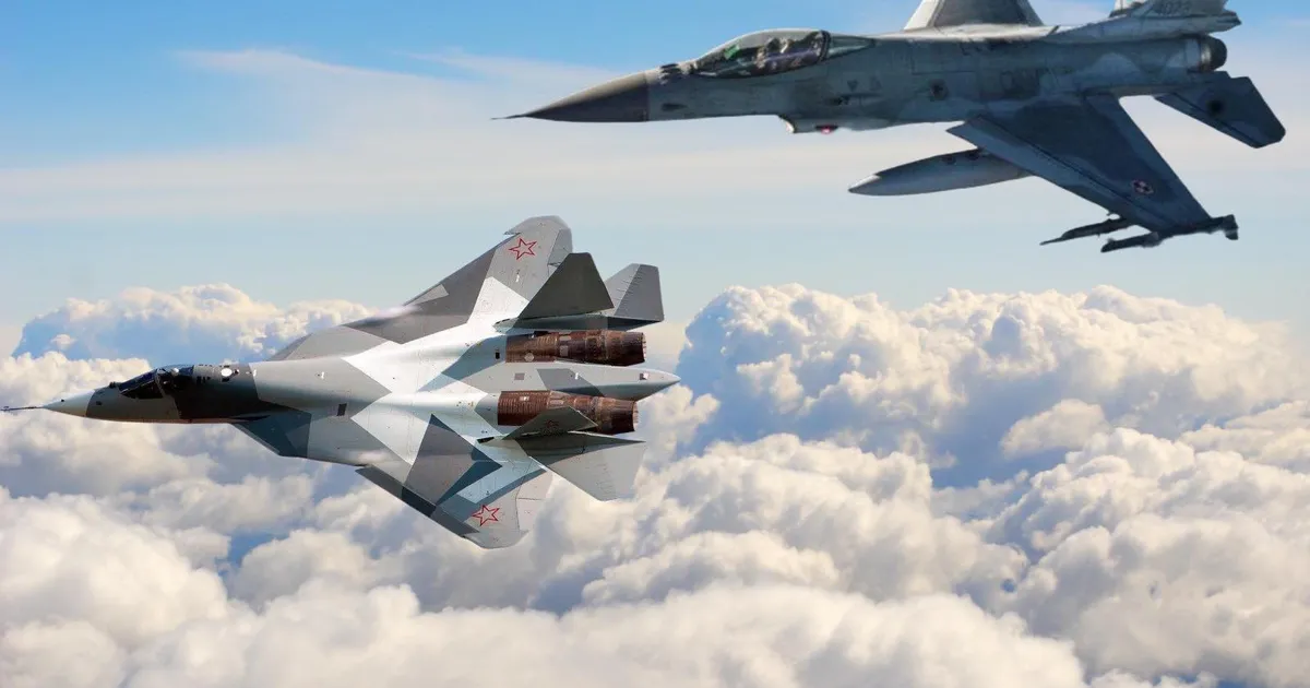 VIDEO Când începe marele război aerian între avioane F-16 americane și ...