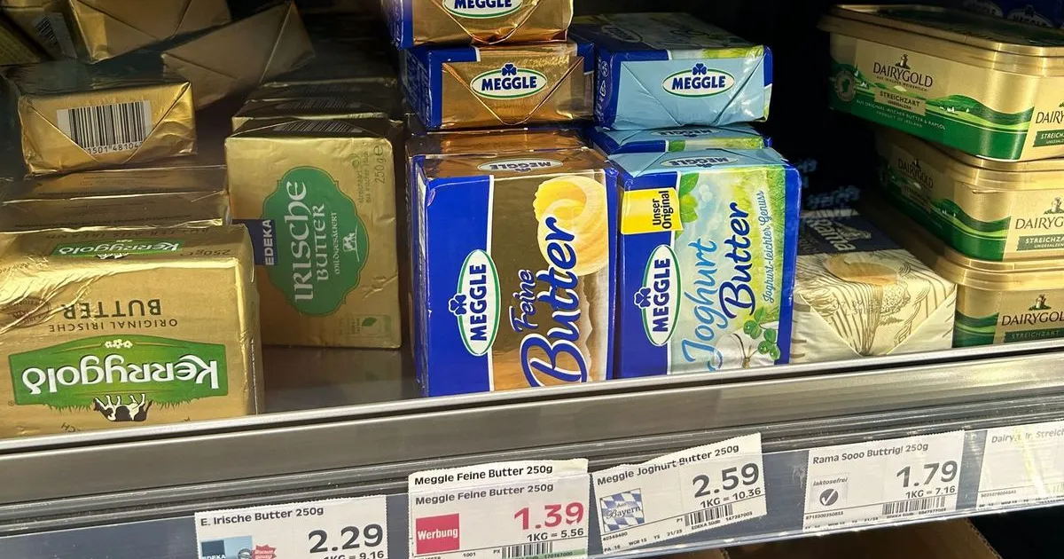 FOTO Același pachet de unt costă dublu în România față de Germania ...