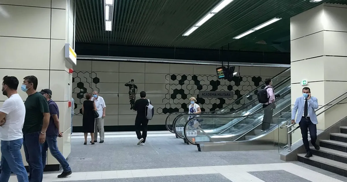 Metrorex, despre M5: Finisaje de completat la Academia Militară ...