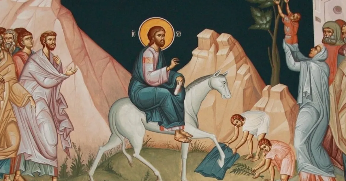 De ce Duminica Floriilor se numește așa? Iisus Hristos, întâmpinat cu ...