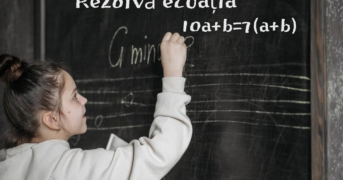 Problemă de clasa a V-a: ”Găsește cel mai mic număr întreg egal cu de 7 ...