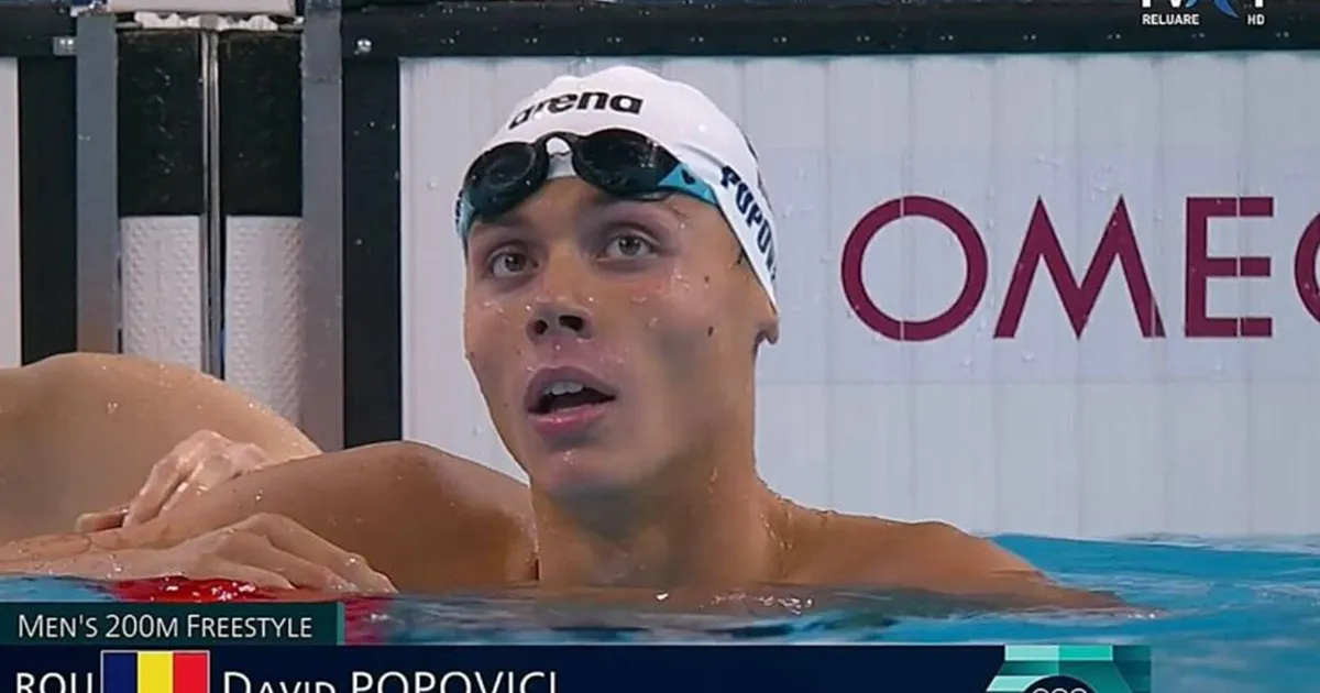Băiatul de aur lovește din nou! David Popovici a cucerit medalia de aur ...