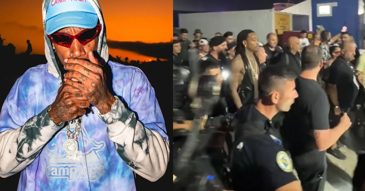 Un cunoscut rapper american a fost săltat de poliție de pe scena Beach ...