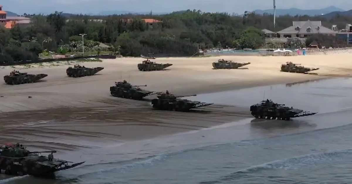 China a testat feriboturi auto civile pentru a lansa o invazie amfibie ...