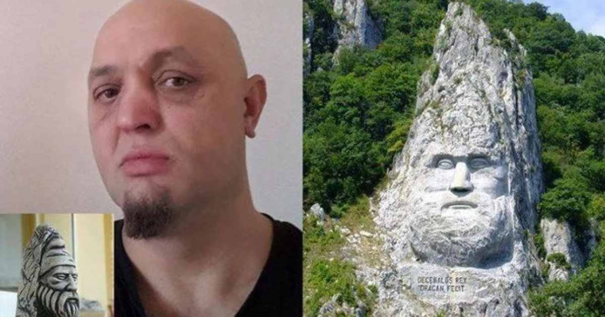 Un sculptor român a construit cea mai mare statuie de piatră din Europa ...